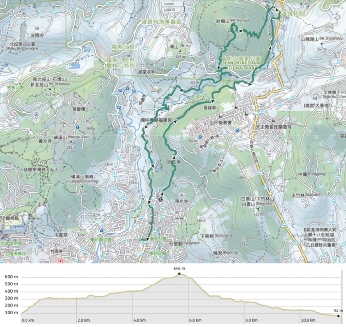 TIANMU WATER PIPE TRAIL and BANLING CANAL via MOUNT SHAMAO (天母水管路/紗帽山 ...